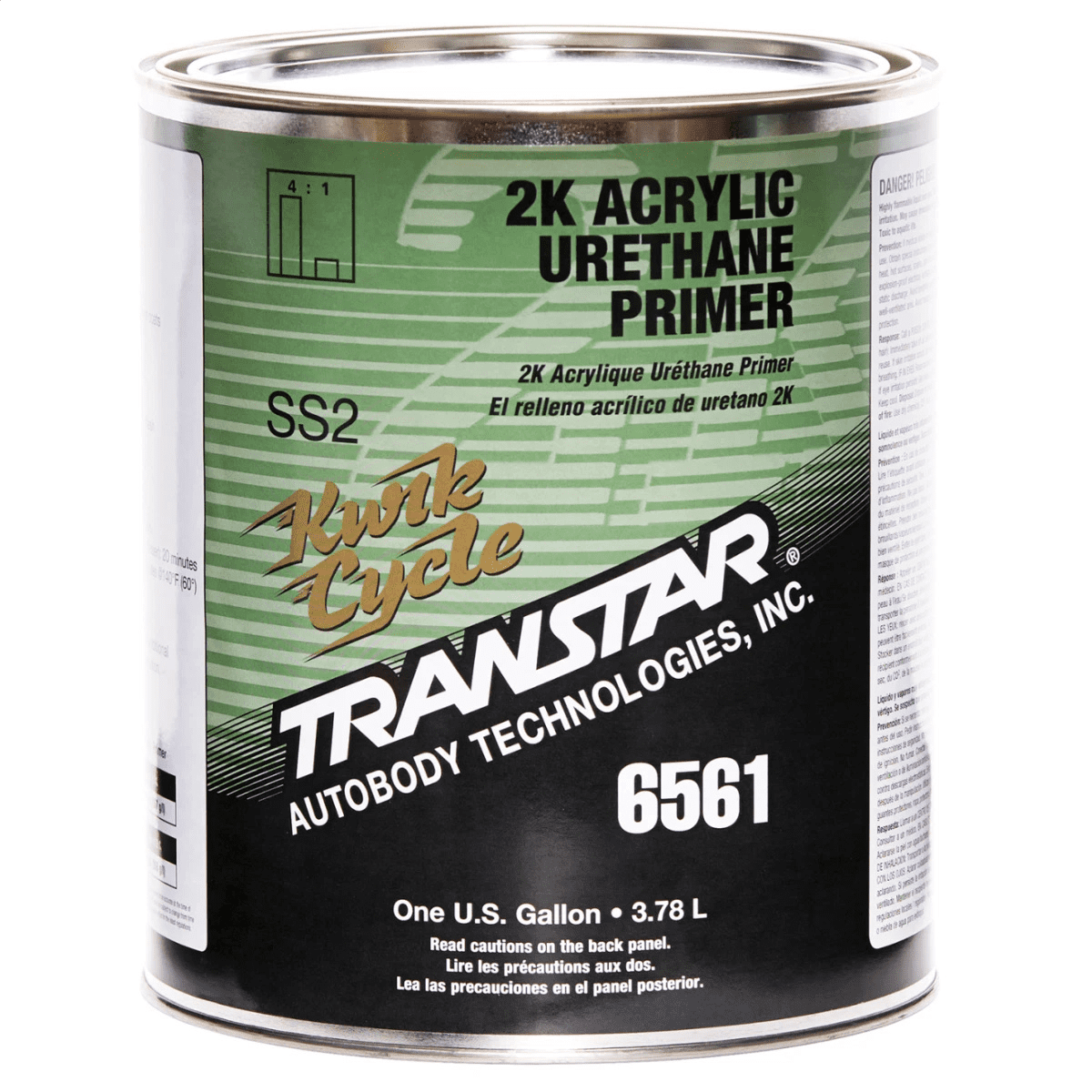 Transtar Autobody Products 6561 - 2K Acrylic Urethane Primer - 1 Gallon ...