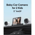 2K Baby Car Camera Monitor with Full Crystal Night Vision and 360 ...
