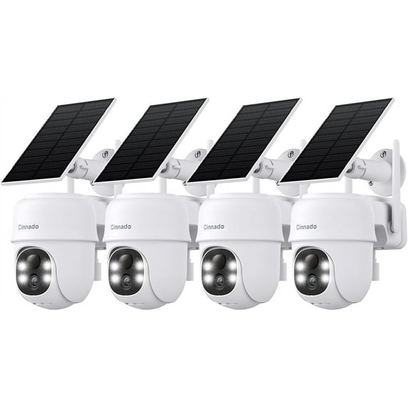 2K Cameras for Home Security-2.4G WiFi Outdoor Camera Wireless Solar ...