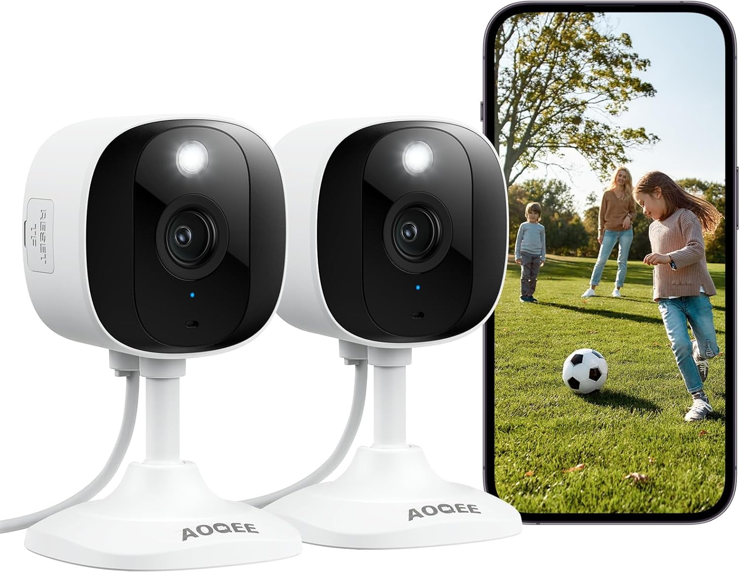 2K Cameras for Home Security-Outdoor/Indoor Camera for Dog/Cat/Pet ...