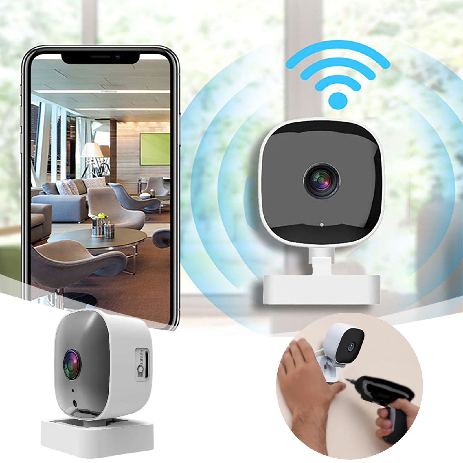 2K Cameras for Home Security with Color Night Vision, 24/7 Recording ...