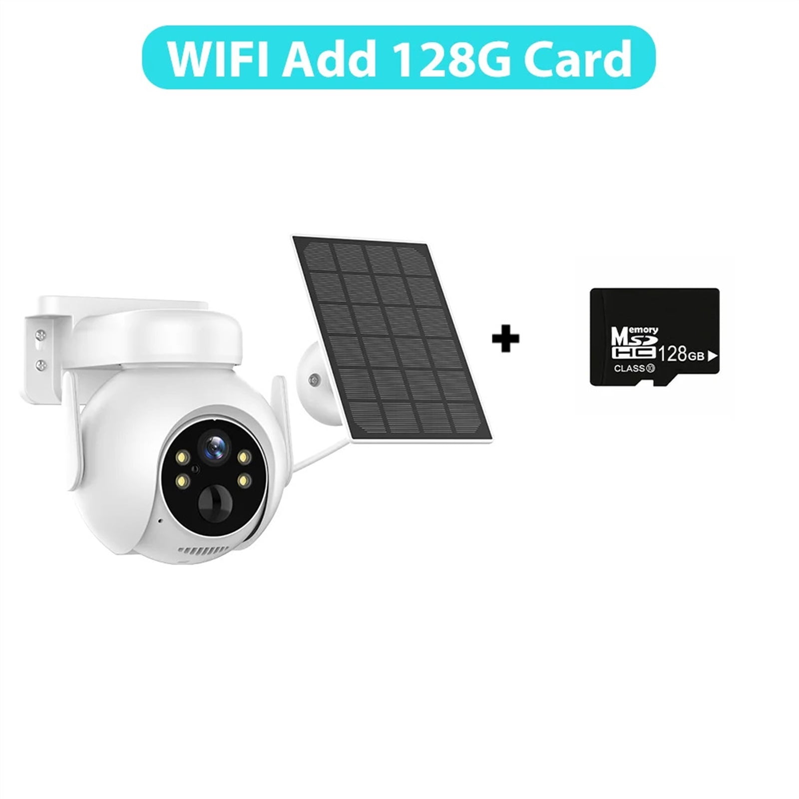 2K HD 4G SIM Card Solar Camera 4MP Outdoor Wireless Built-in Battery ...