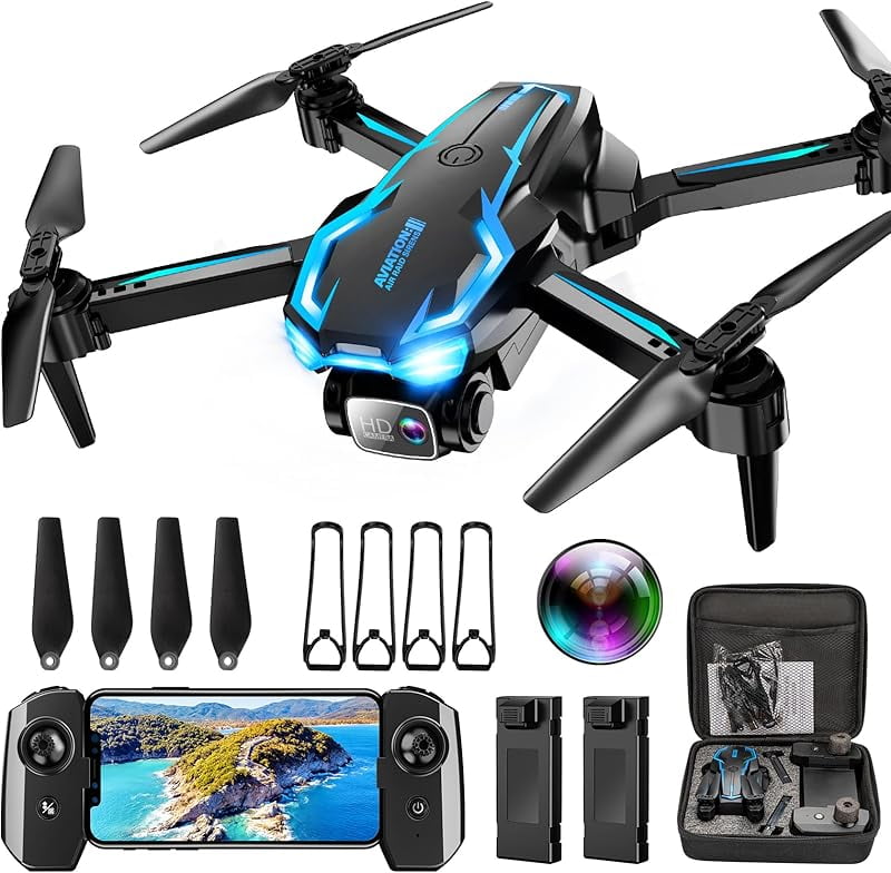 2K HD FPV Drone with Camera for Adults - Altitude Hold, One-Key Takeoff ...