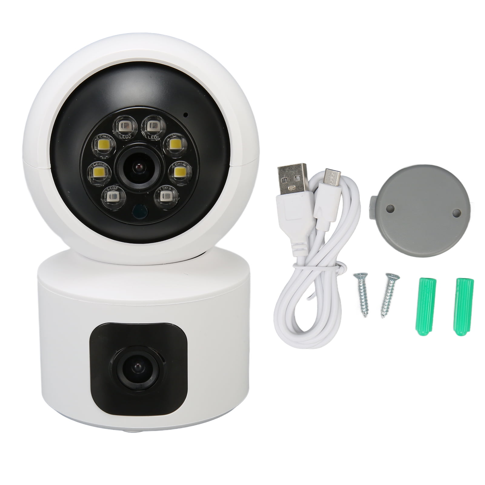 2K HD Security Camera Color Night Vision Indoor Wireless Pet Camera ...