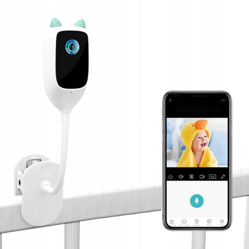 2K Home Intelligent Sensor Crying Alarm Baby Monitoring HD Monitor ...