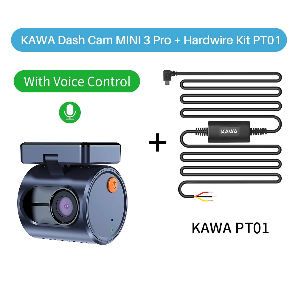 2K MINI 3 Pro Cameras for Car DVR Hidden Dash Cam 24 Parking Auto Video ...