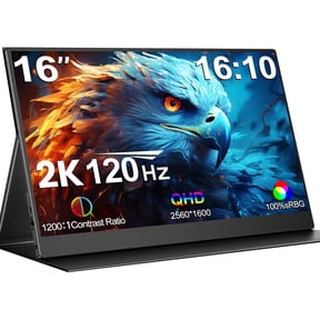 Leaderhub L27M 27" 2K Portable TV Rotating Touch Computer Monitors with ...