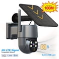 2K QHD 4G LTE Solar Security Camera Wireless Outdoor – No WiFi, PTZ ...