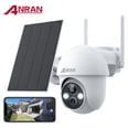 ANRAN 2K Solar Security Camera, 360Â° Wireless Outdoor Camera, PIR ...