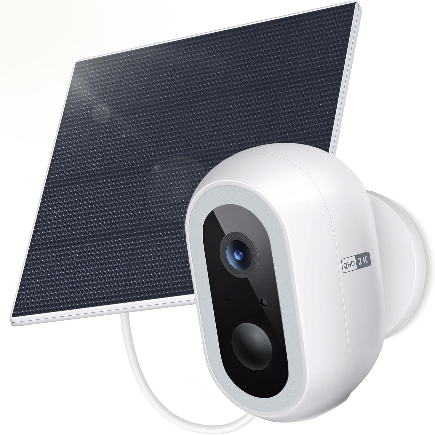2K Solar Security Cameras Wireless Outdoor, Rechargeable Battery Wifi ...