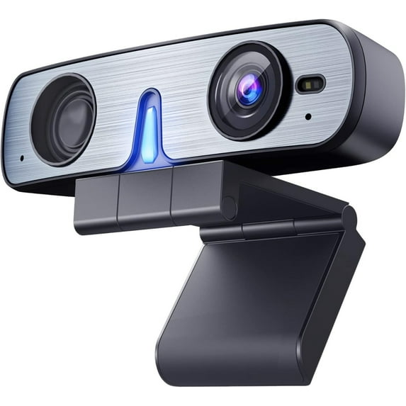2K Webcam with Speaker, Webcam for PC, HD Web Cam Computer Camera for ...