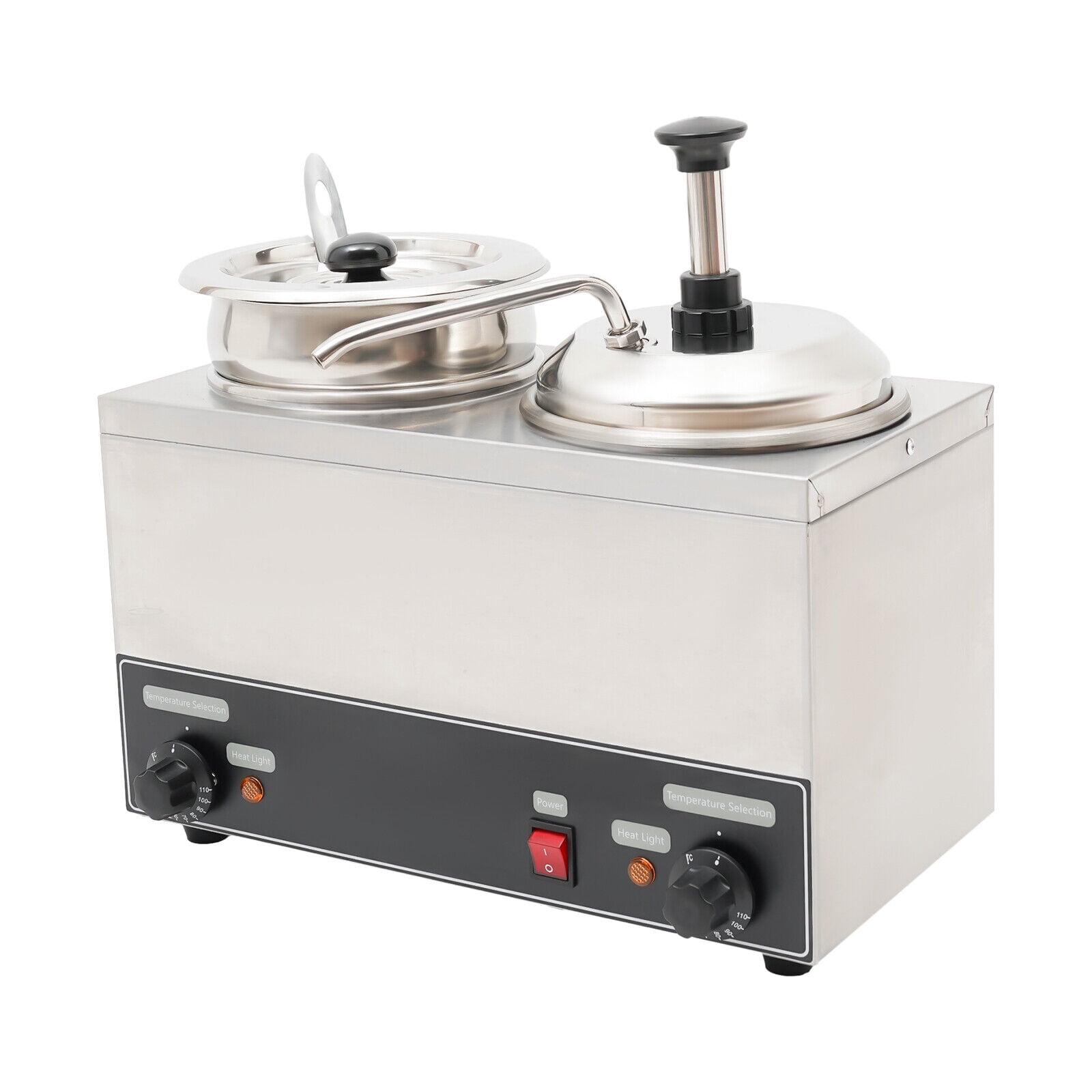 2L+4L. Cheese Dispenser Warmer Electric Countertop Nacho Cheese Sauce ...