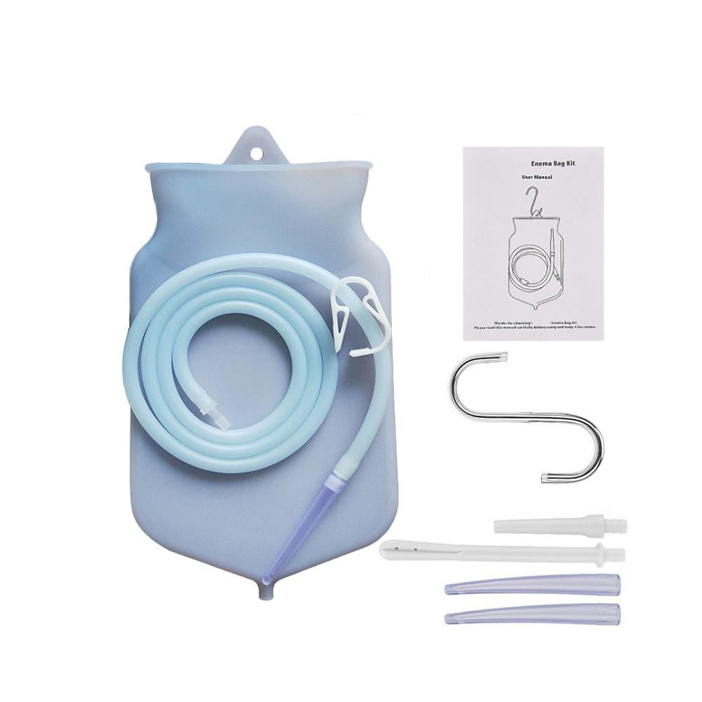 2L/4L Enema Bag Kit - Detox Colon Cleanse Douche bag Enema Sile ...