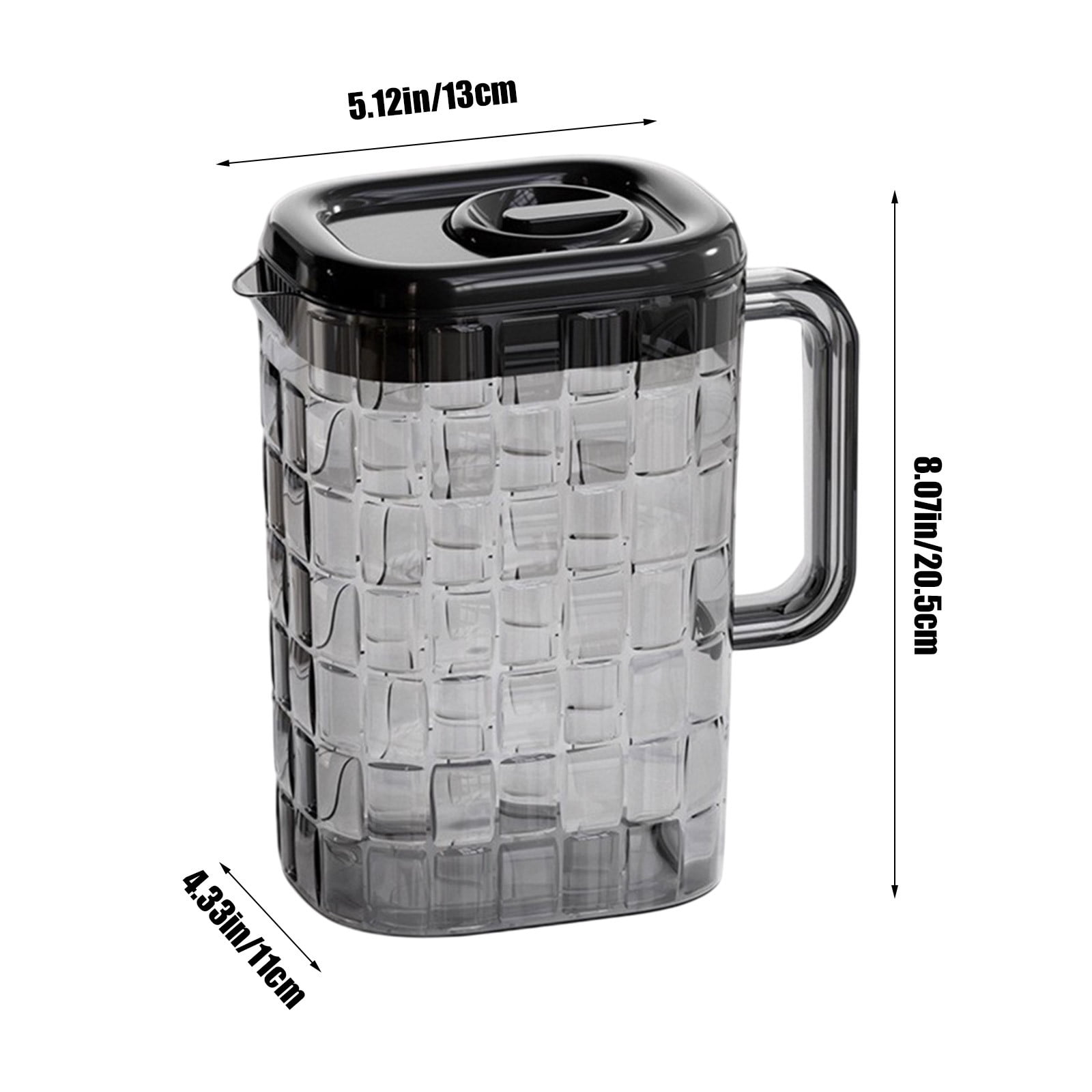 2L/67 6oz Light Luxury Water Pitcher Large Capacity Cold Water Kettle ...