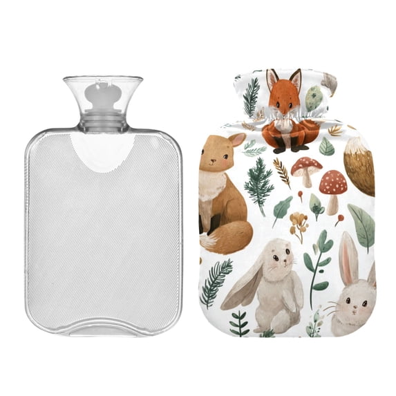 2L Fully Printed Hot Water Bottle Cover + Hot Water Bottle For Hot ...