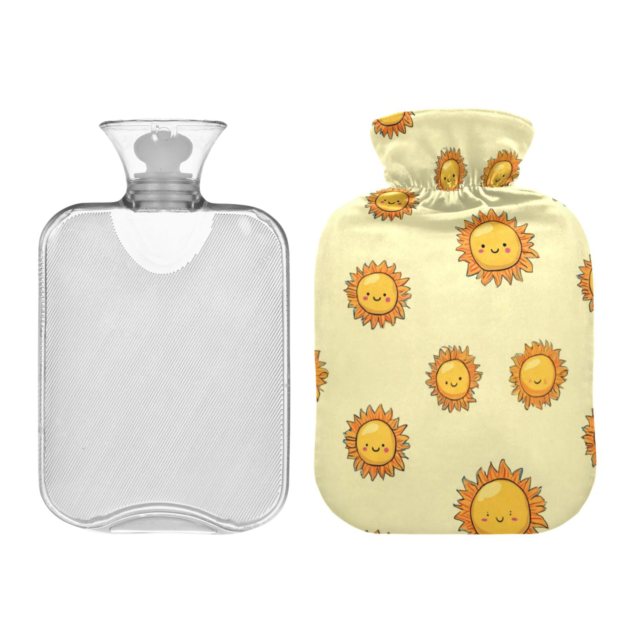 2L Fully Printed Hot Water Bottle Cover + Hot Water Bottle For Hot ...