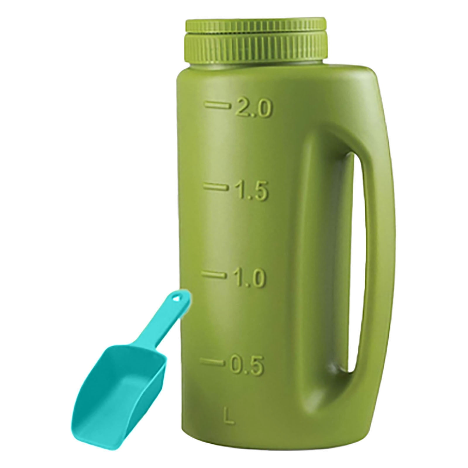 2L Ice Melt and Salt Spreader with 7 Adjustable Opening Modes - Hand ...