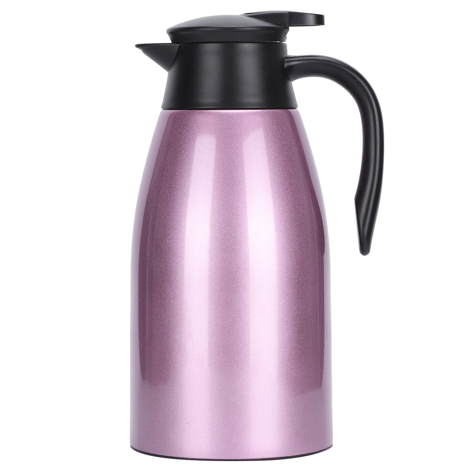 2L Large Capacity Insulated Hot Water Pot Inner Stainless Steel Thermal Coffee BottlePurple 2L ...