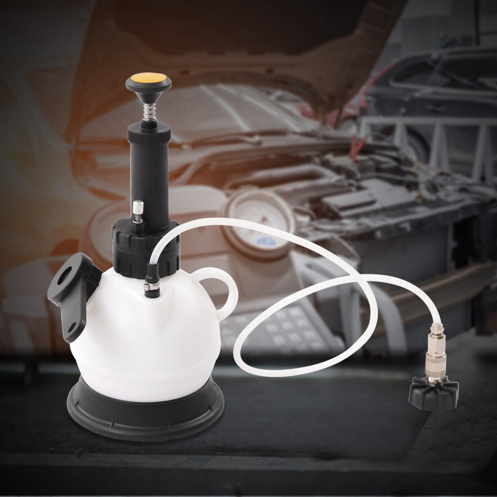 2L Manual Brake Bleeder Fluid Pump, One Man Professional Brake Bleeder ...