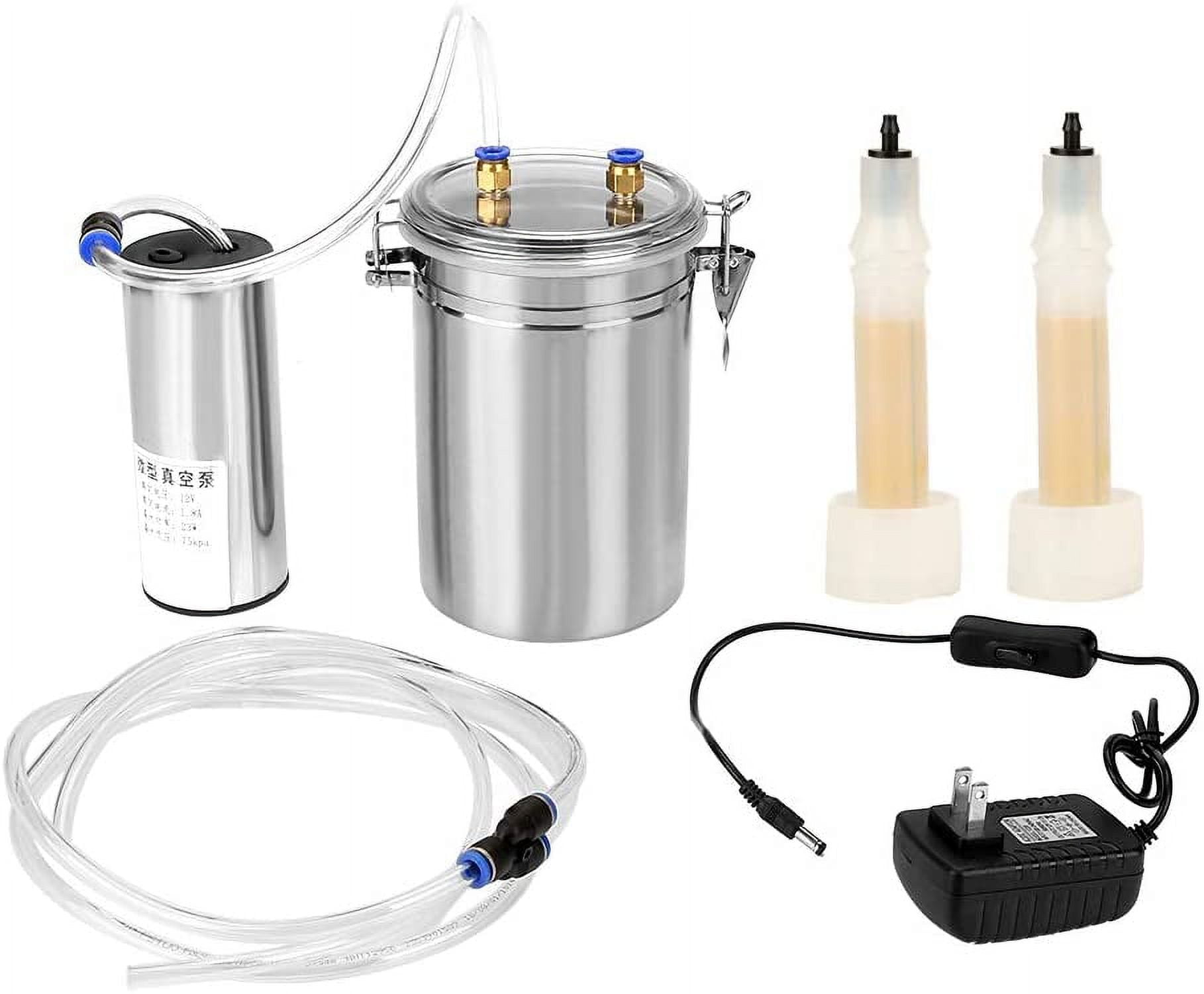 2L Milker for Sheep 110-240V Milker Machine for Milking Portable Electric Milking Machine Milker ...