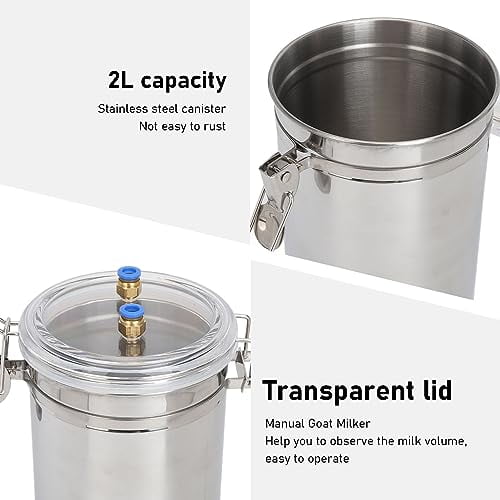 2L Milking Machine, Manual Milking Machine, Household Manual Double ...