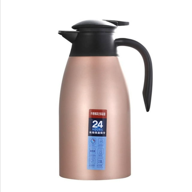 Linrong 67.6 oz Pink Stainless Steel Thermos - Walmart.com