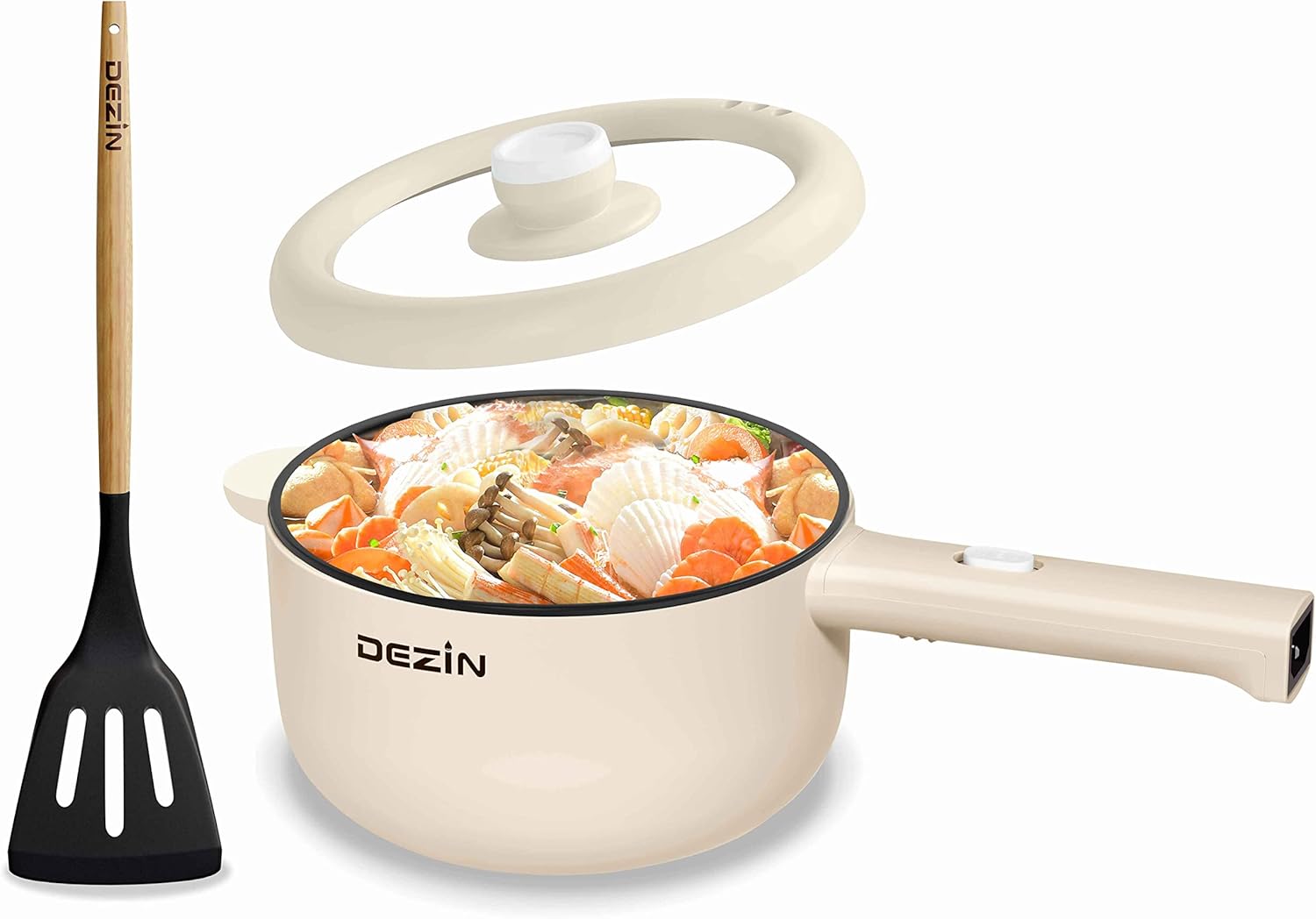 2L Non-Stick Saut Pan Electric Cooker, Rapid Noodles Cooker, Mini Pot ...