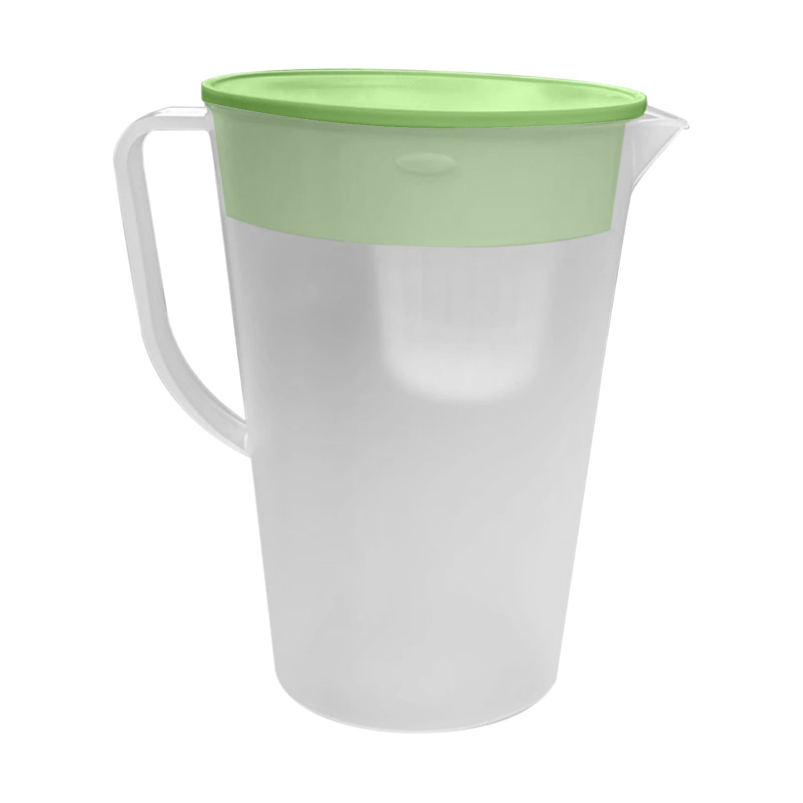 2L Plastic Water Pitcher with Lid, Spout and Handle Plastic Juice ...