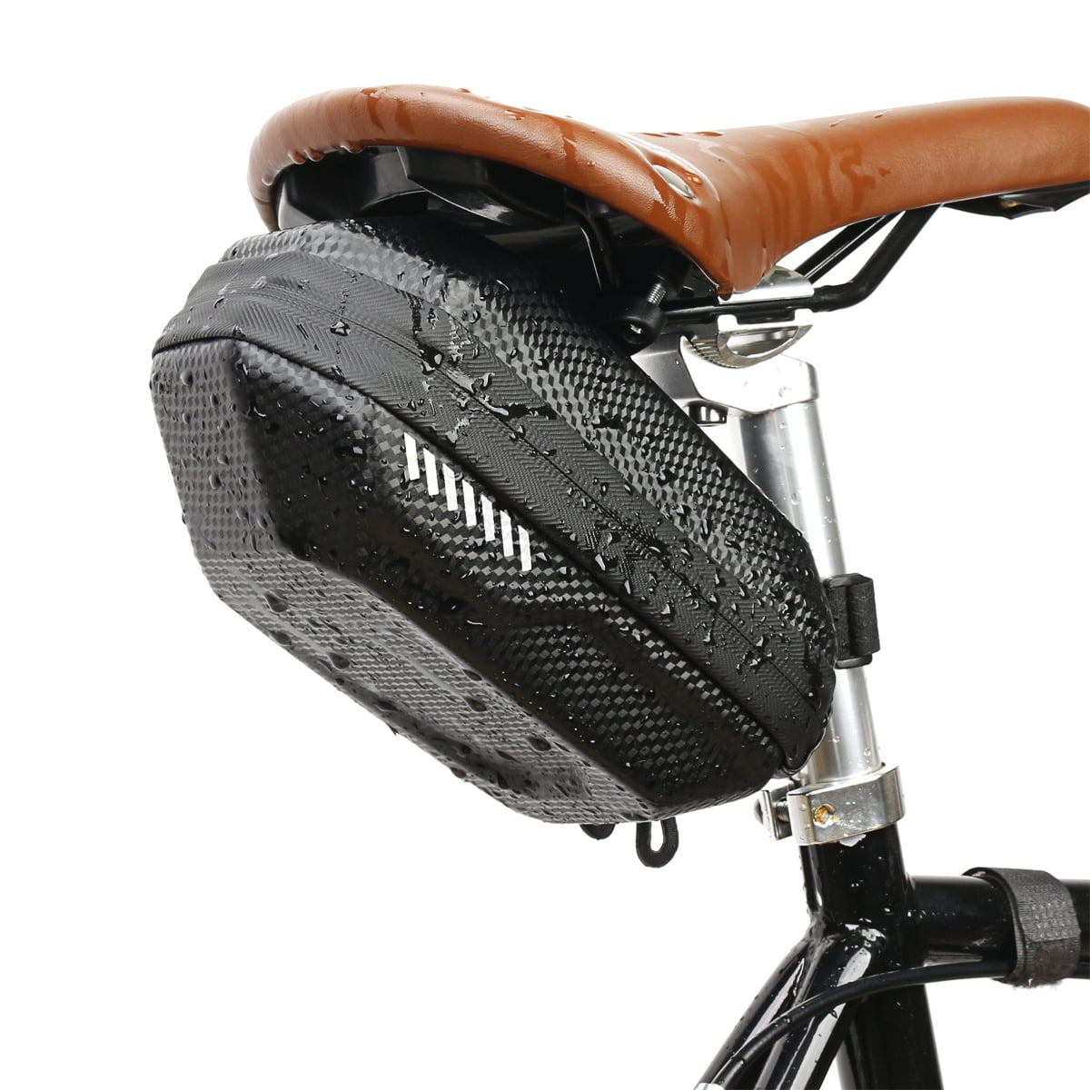 Bike Saddle Bag Seat Bag Bike Bag Under Seat Storage Pouch Bike Wedge ...