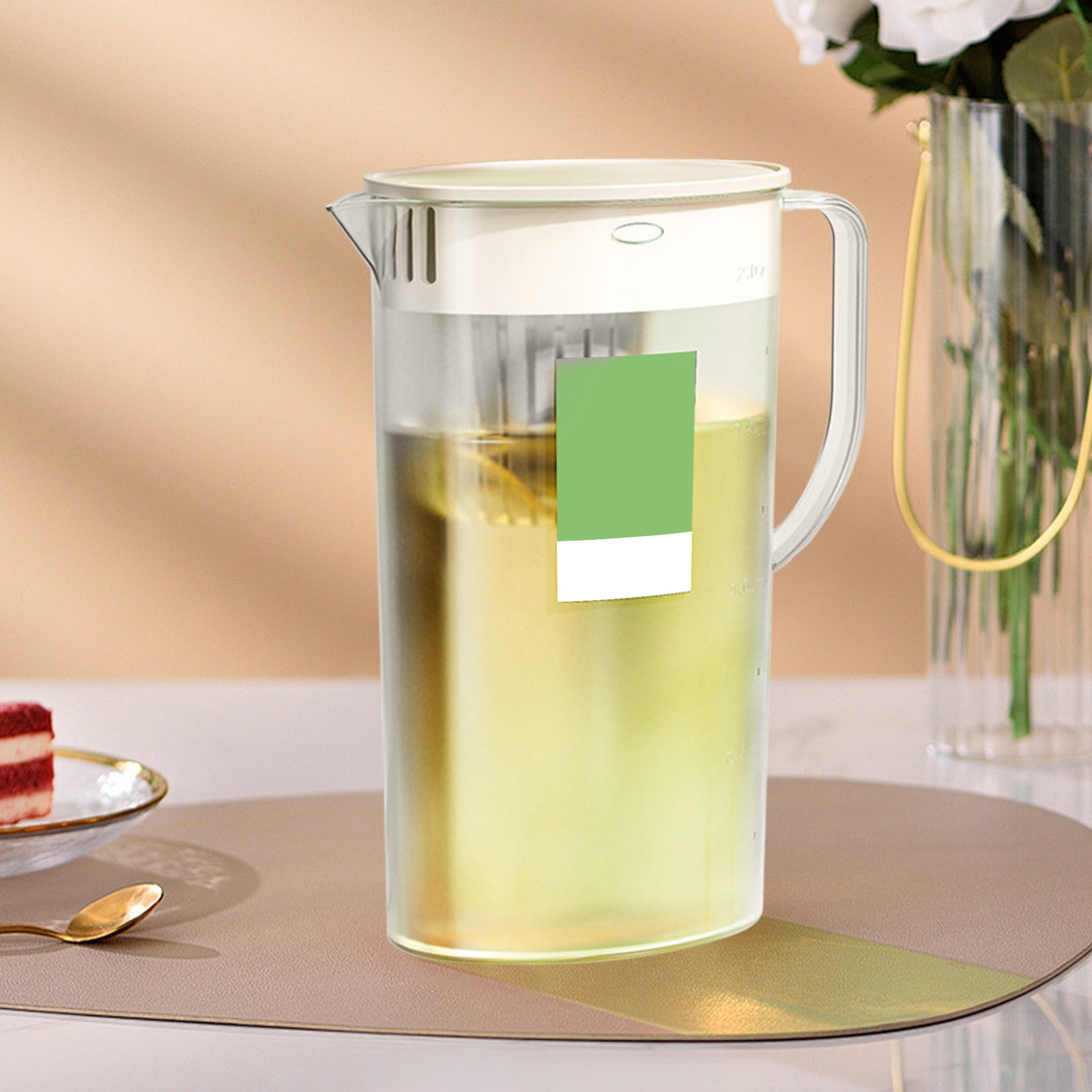 2L Refrigerator Water Cooler, Large Capacity Cold Brew Tea Pot, High ...