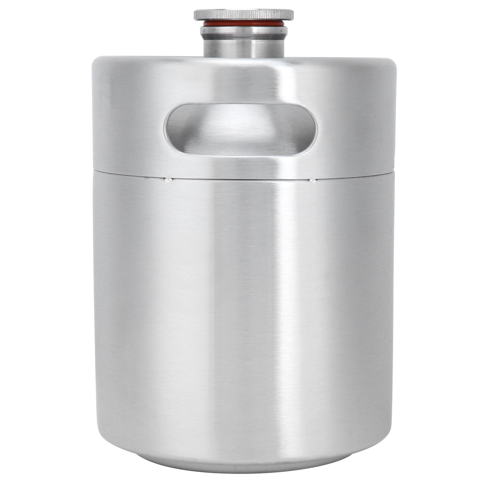 2L Stainless Steel Beer Keg with Spiral Lid — Ideal Home Brewing Mini ...