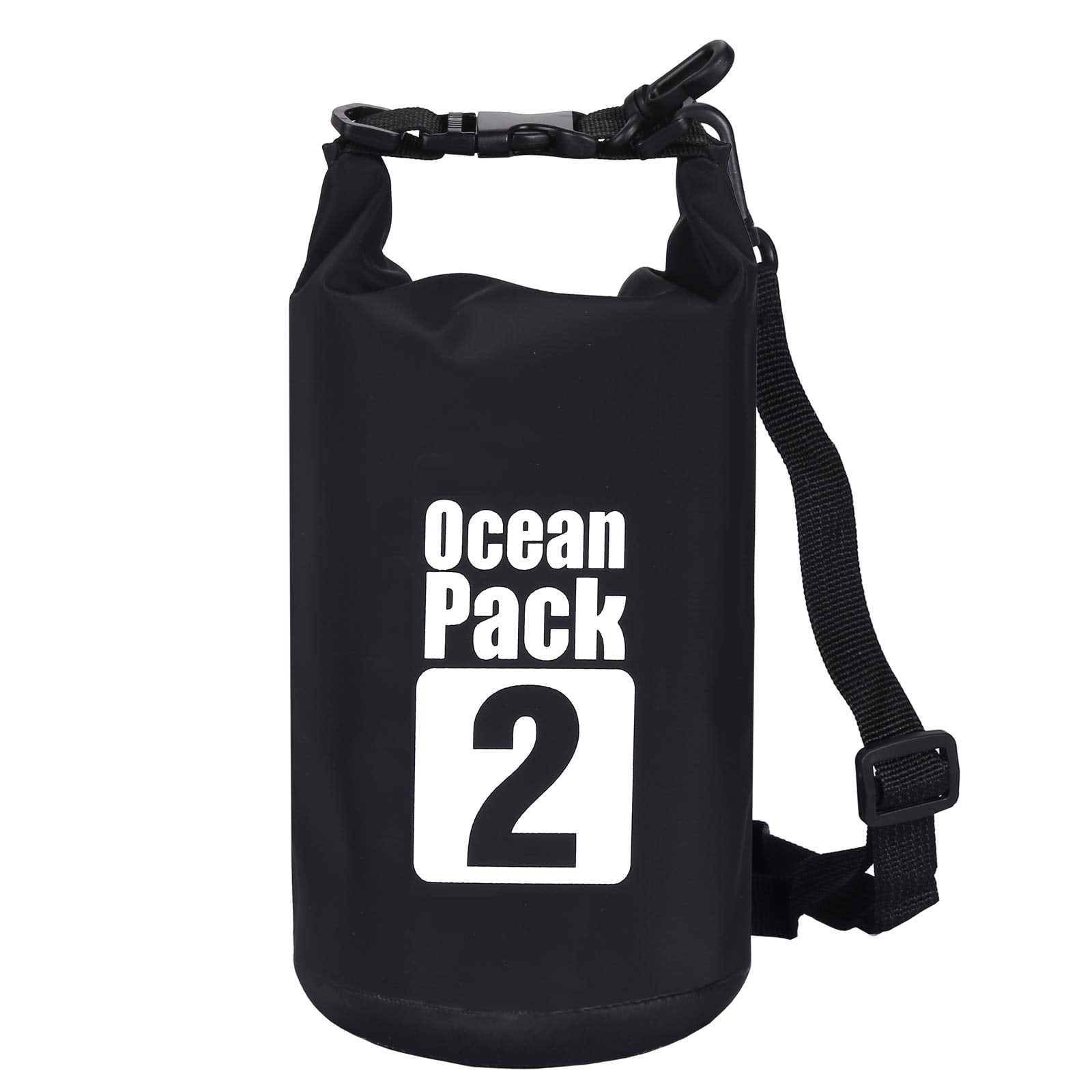2L with Strap Black 500D Tarpaulin Heavey-Duty PVC Water Proof Dry Bag ...