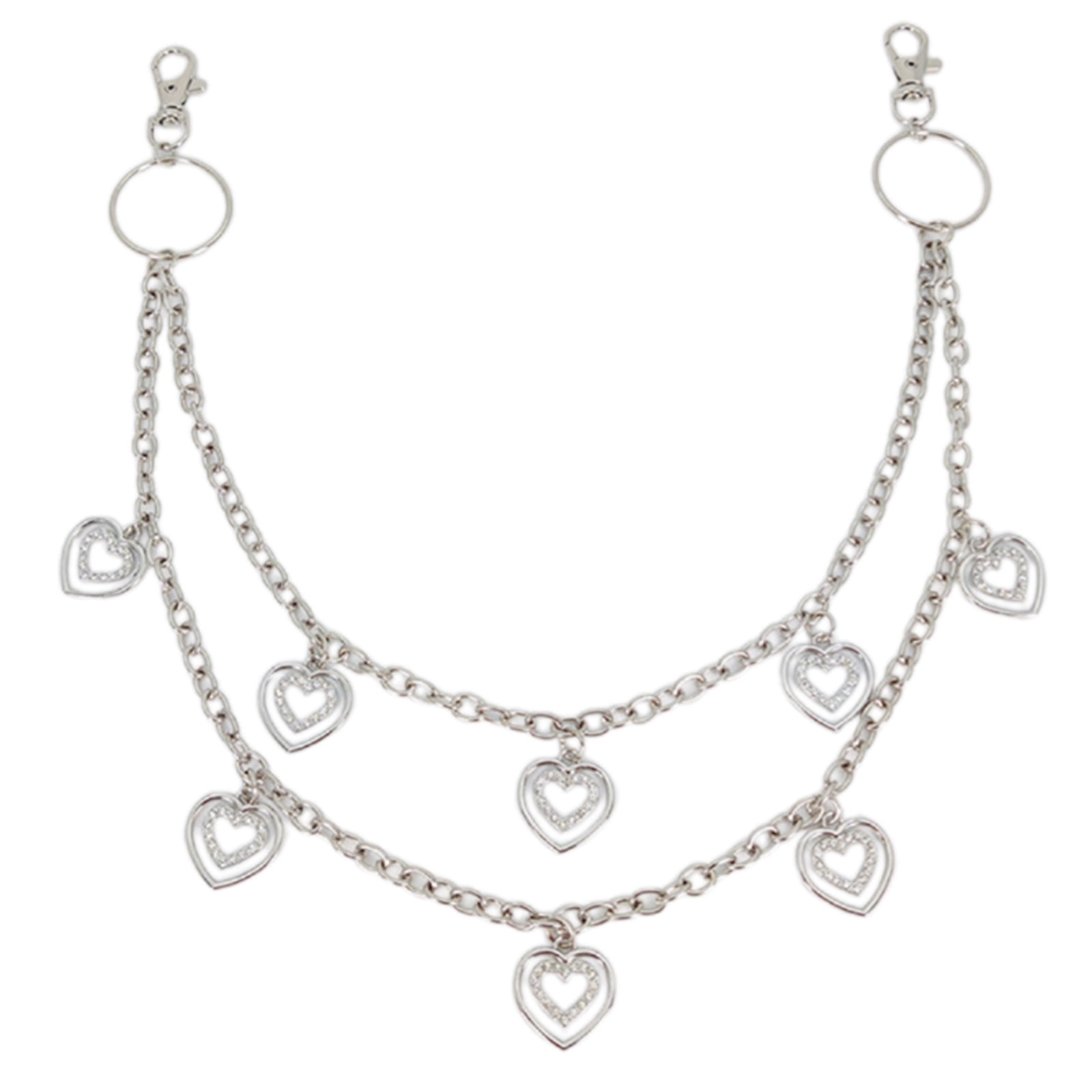 2Layered Pants Chain Metallic Punk Star Pendant Jeans Chain Clothing ...