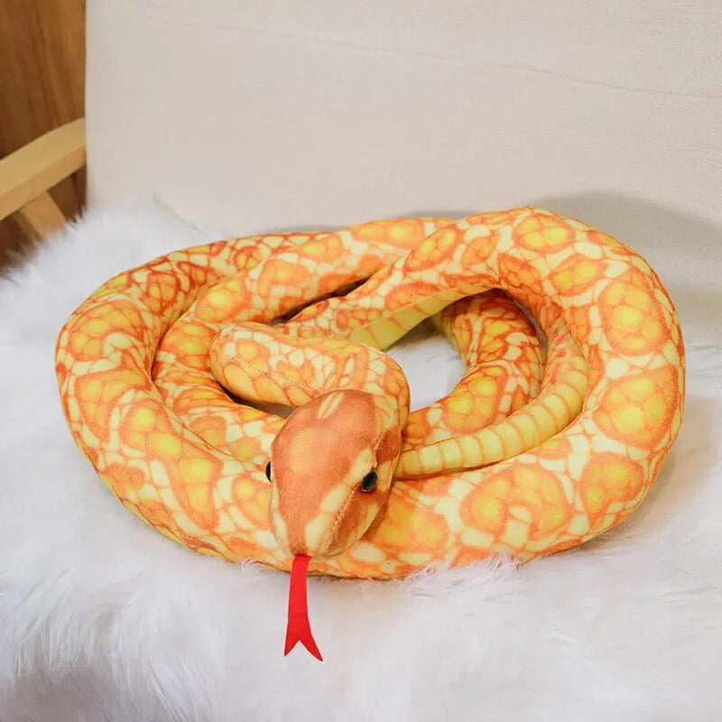 2M/3M Real Life Snake Plush Toy Giant Piebald Snake Stuffed Long Snake ...