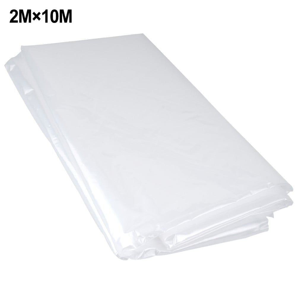 2M*6M/10M Greenhouse Film Clear Polythene Plastic Sheeting Garden Diy Material Cover for ...