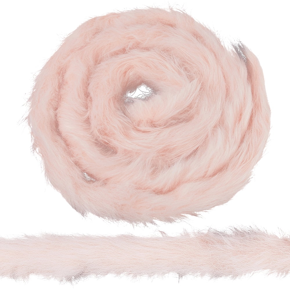2M Artificial Wool Ribbons Clothes Accessories Pink 2-3/8 inch(60mm ...