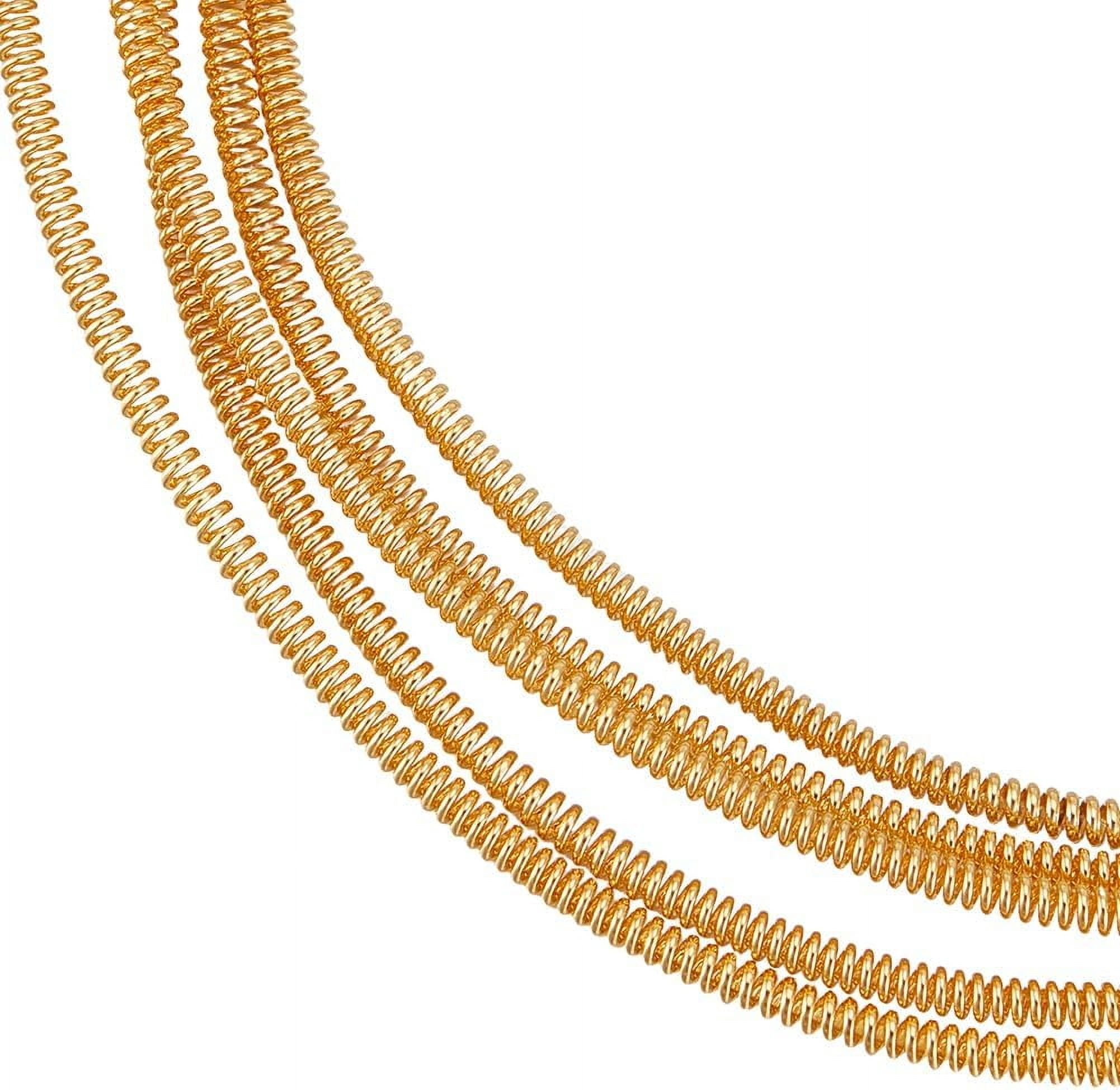 2M Copper Wire Gimp Wire Round Flexible Coil Wire Metallic Thread for ...