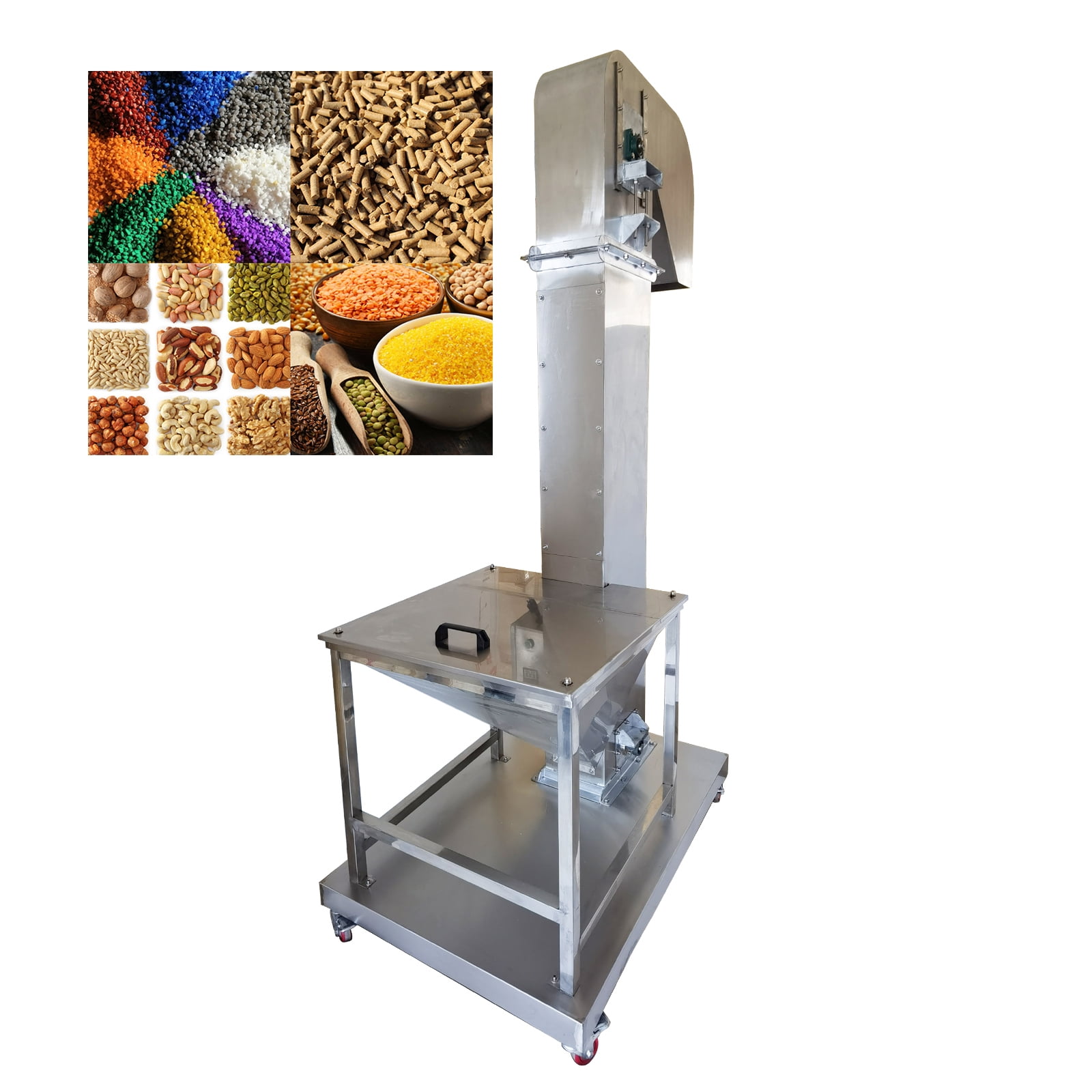 2M Feeder Conveyor Machine Enclosed Vertical Tipping Stainless Steel ...