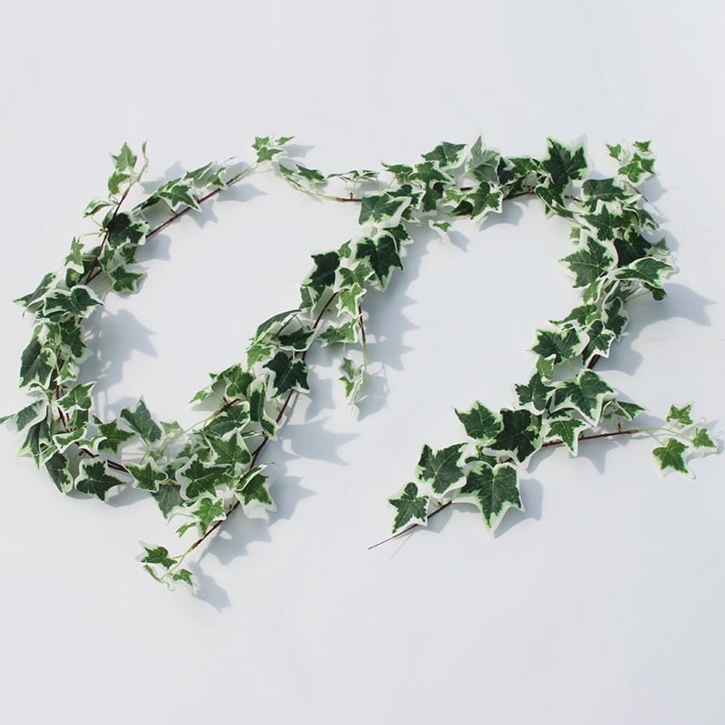 2M Ivy Green Fake Leaves Garland Plant Vine Foliage Home Decor Plastic ...