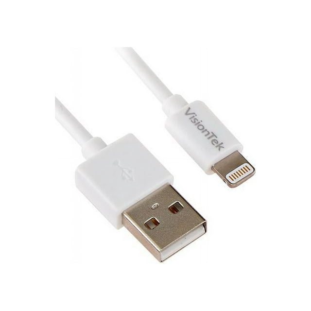 2M LIGHTNING TO USB WHITE MFI - Walmart.com