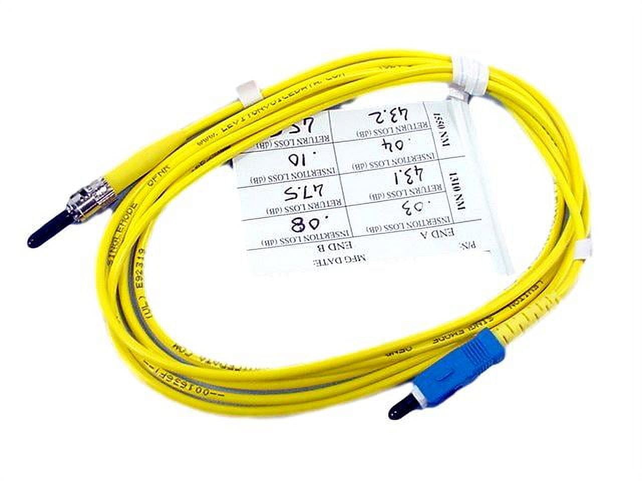 2M Leviton Fiber Optic Singlemode Simplex Patch Cable Cord ST SC SPC ...