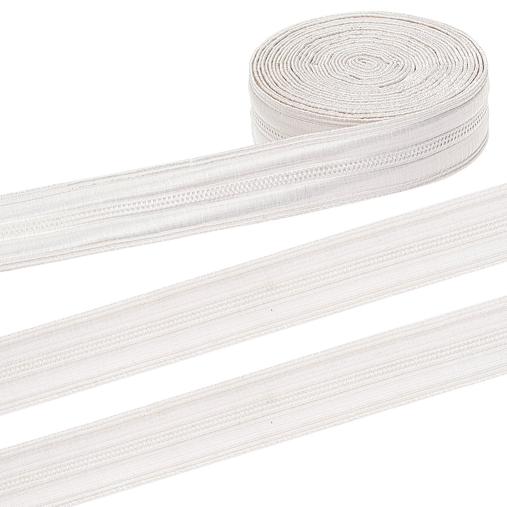 2M Metallic Yarn Ribbon for Clothes Sewing Silver 1/2 inch(12mm) 2.19 ...