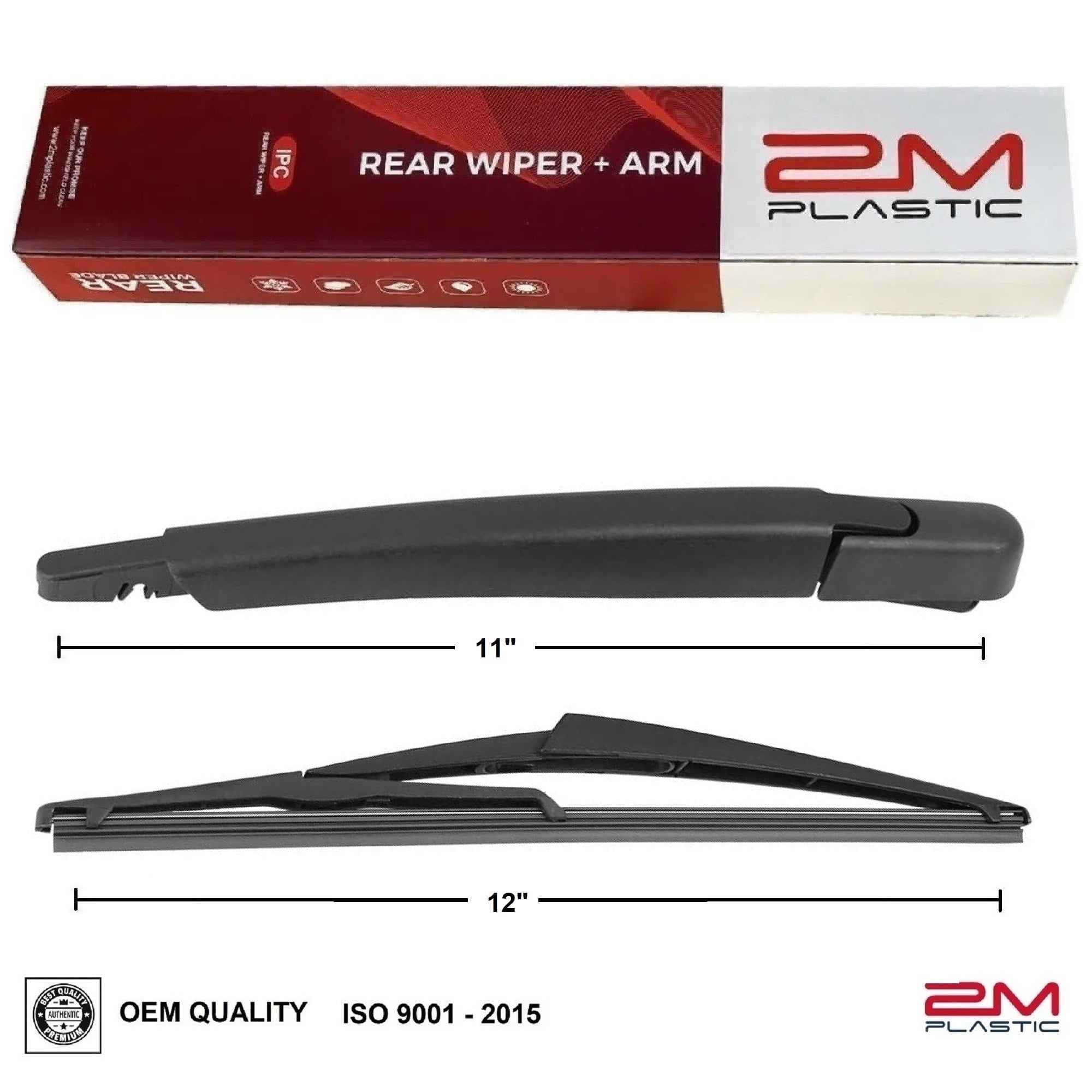 Nissan OEM Quality Rear Wiper Arm & Blade for Rogue 2008-2013, Juke ...