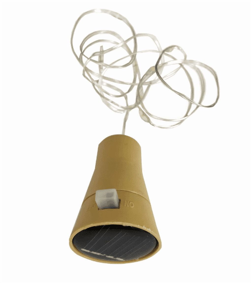2M Solar Cork Wine Bottle Stopper Copper Wire String Lights Lamps ...