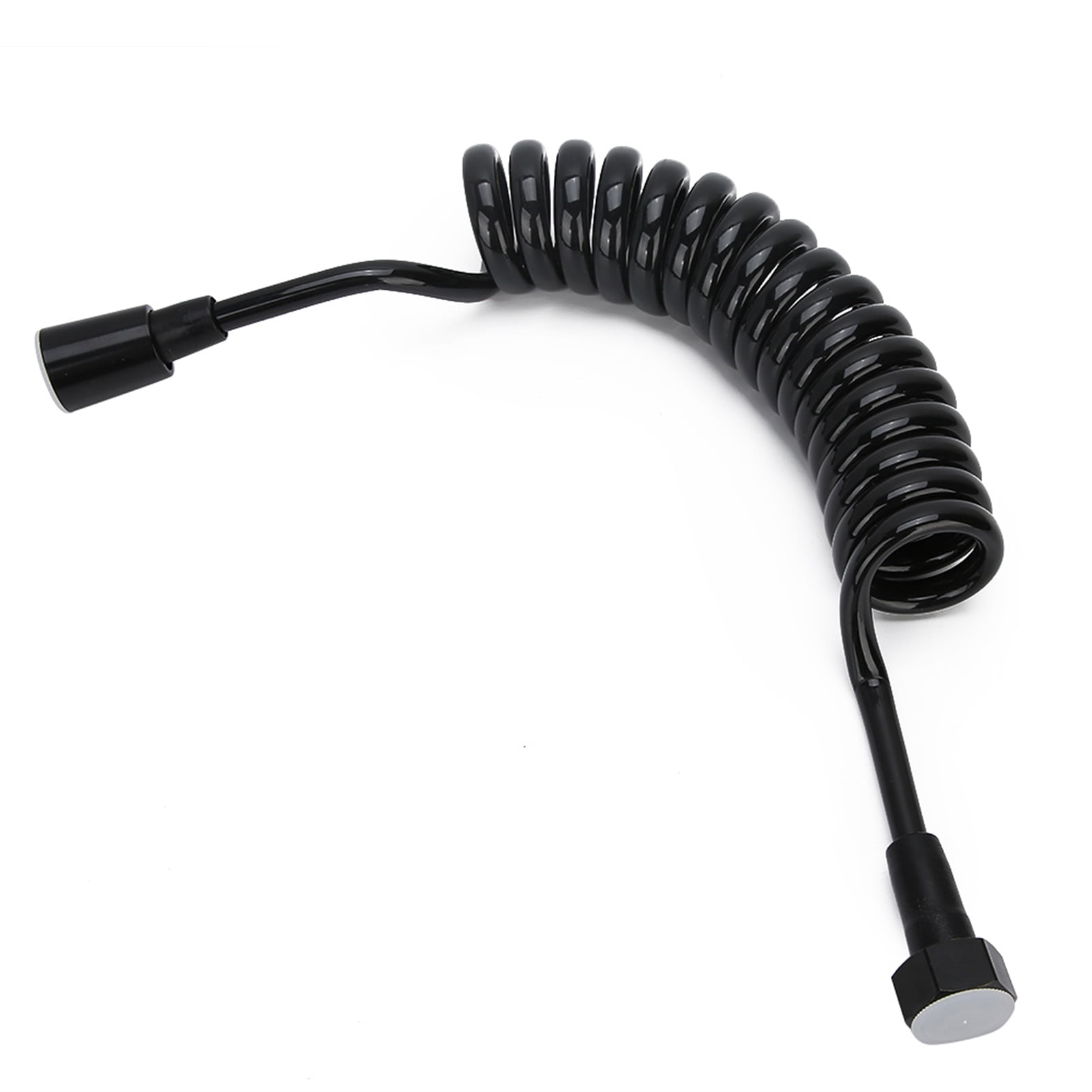 2M Spring Shower Hose, Flexible Bathroom Bidet Hose With Copper Caps ...