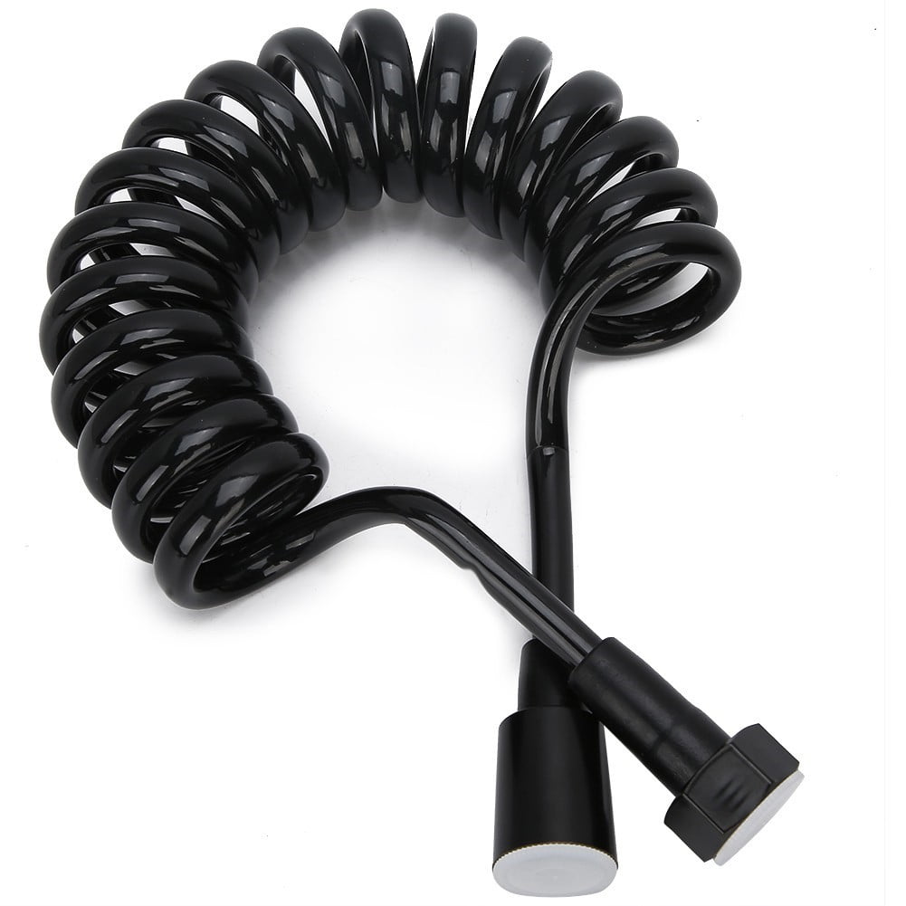 2M Telescopic Shower Hose Flexible Retractable Spring Telephone Line ...
