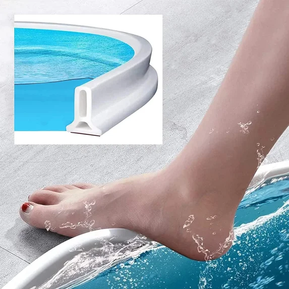 2M Wet Room Floor Barrier Shower Sealing Strip Barrie Bathroom Floor ...