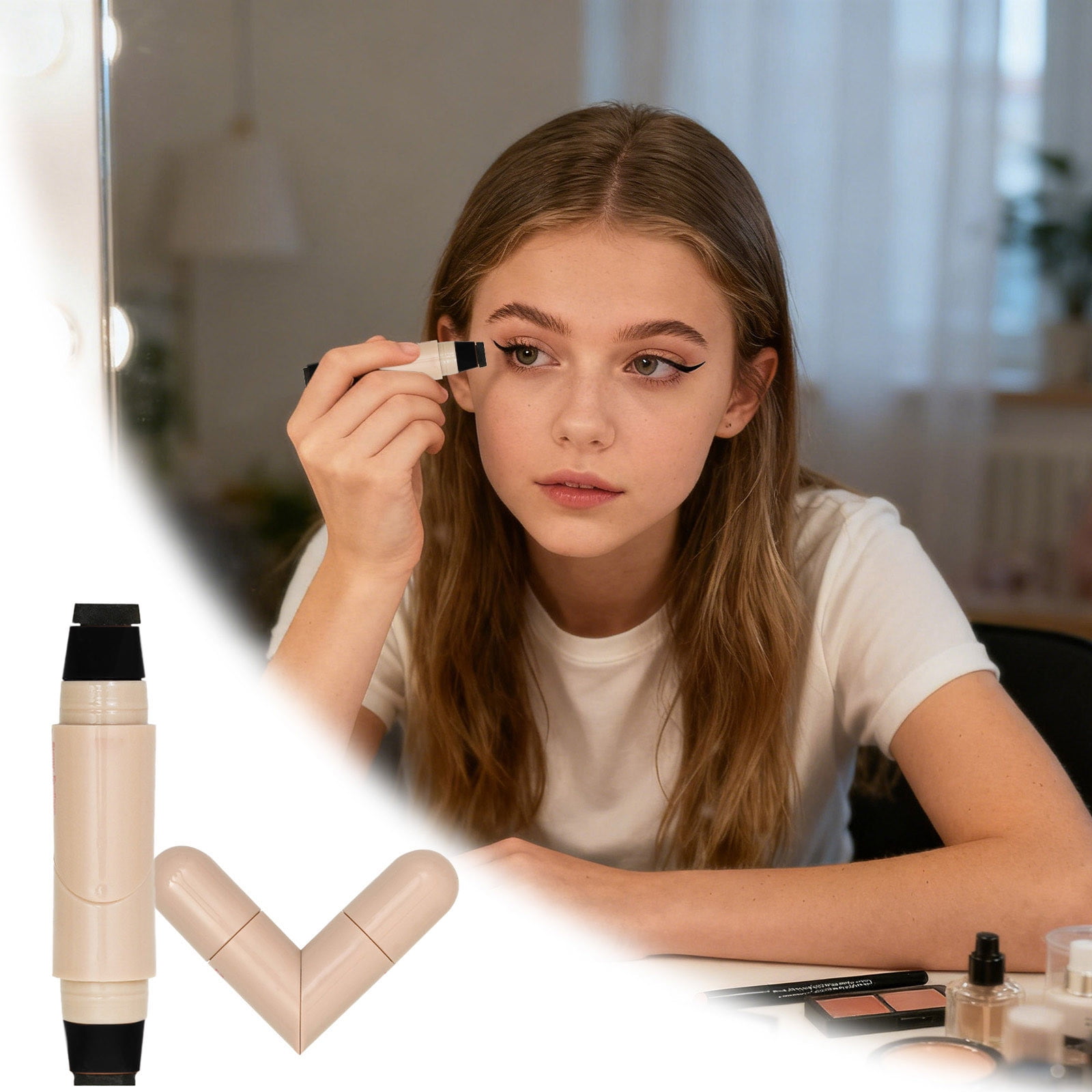 2ML Foldable Stamp Gel Eyeliner Pencil (Black) - 2026 Great Wing Stamp ...