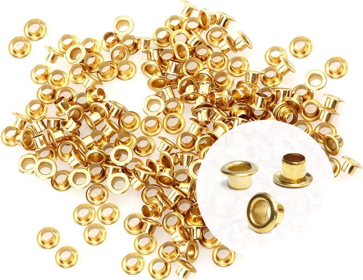 2MM Hole 200PCS Tiny Grommets Eyelets Self Backing for Bead Cores ...