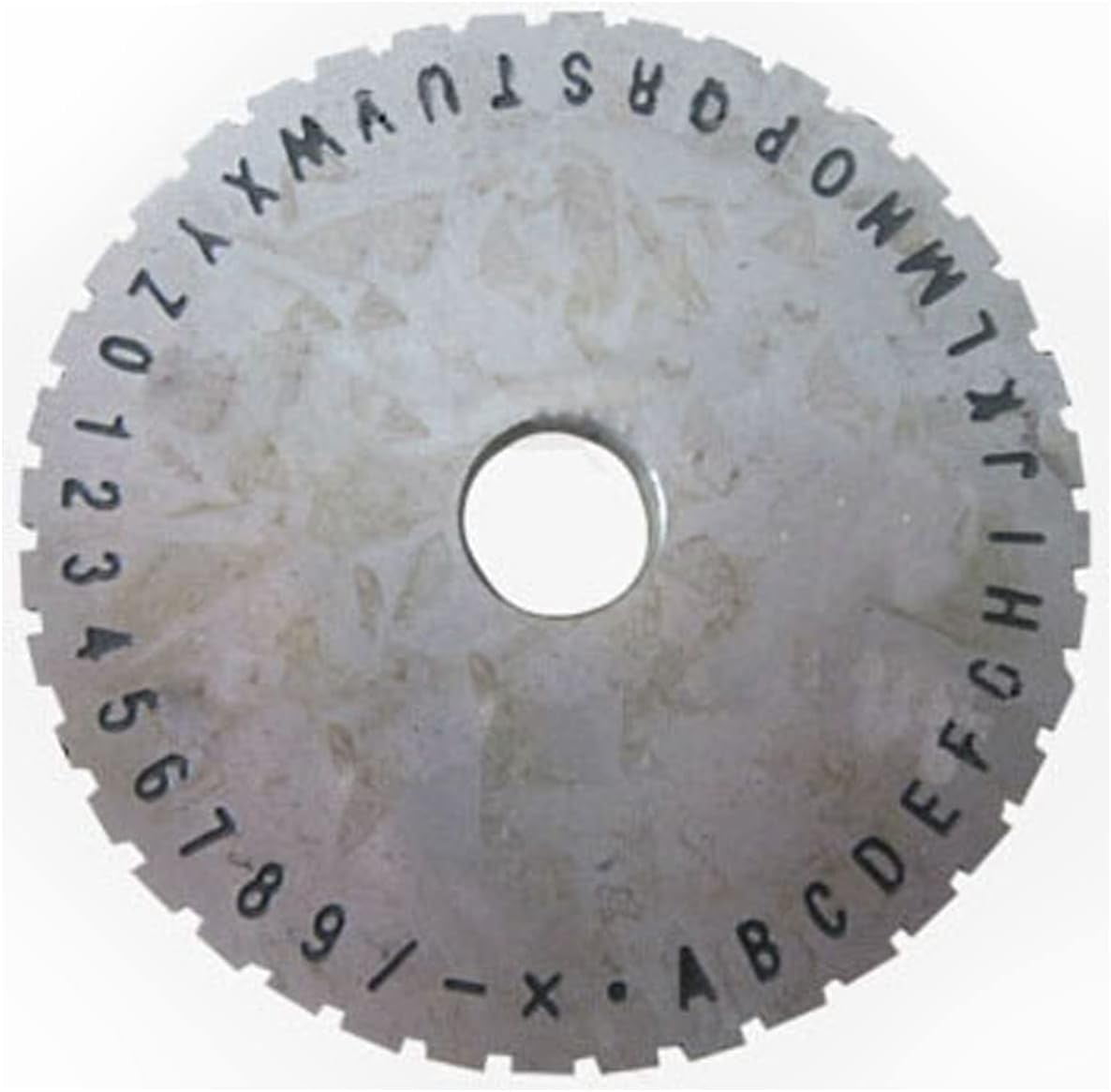 2MM Nameplate Marking Machine Character Wheel Sheet Embosser Stamping ...